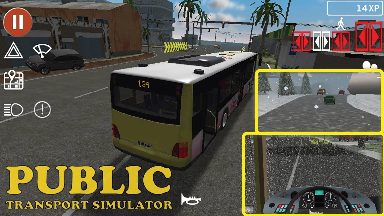Driving the Bus in different Weather | PUBLIC TRANSPORT SIMULATOR BETA ...