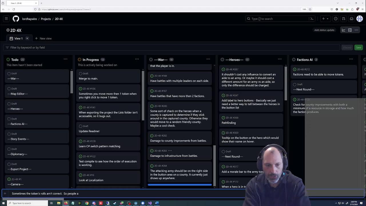 2D 4X – Godot .Net C# – Adding an army list...For better or worse. - YouTube