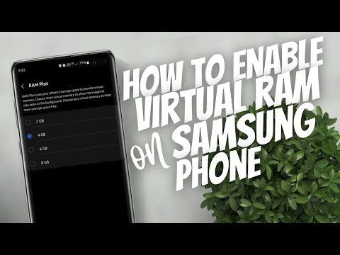 How to enable Virtual Ram or Ram Plus on Android Samsung Phone - YouTube