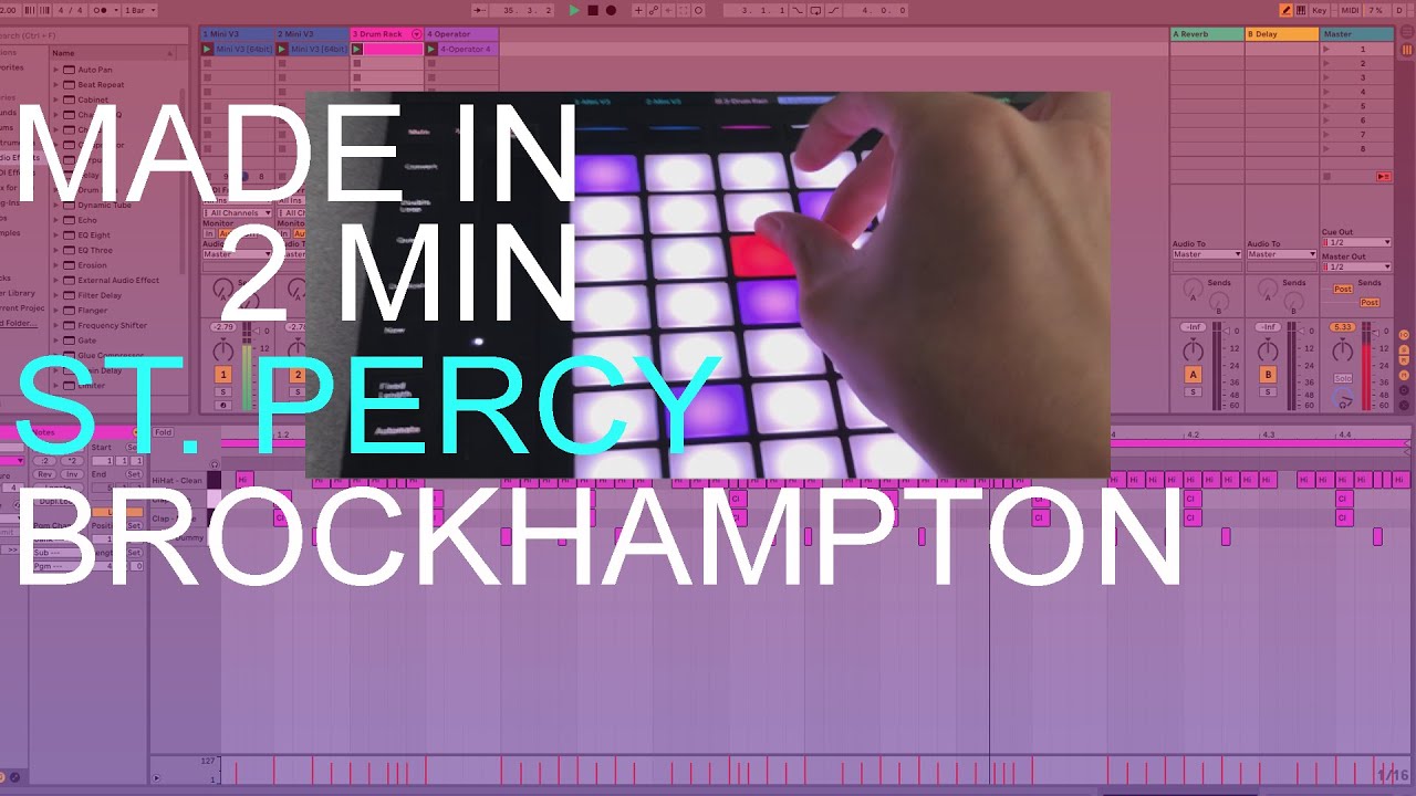 How BROCKHAMPTON's "ST. PERCY" was made - YouTube