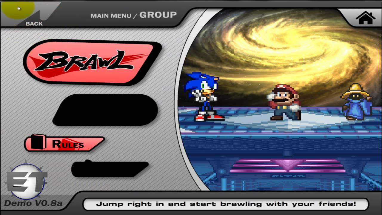 Como descargar super smash flash 8 Demo - YouTube