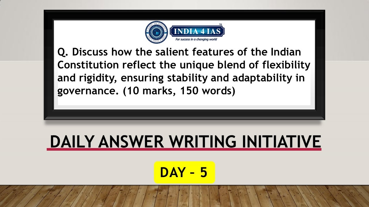 DAY-05 | Daily Answer Writing Practice | Mains Answer writing Basics ...