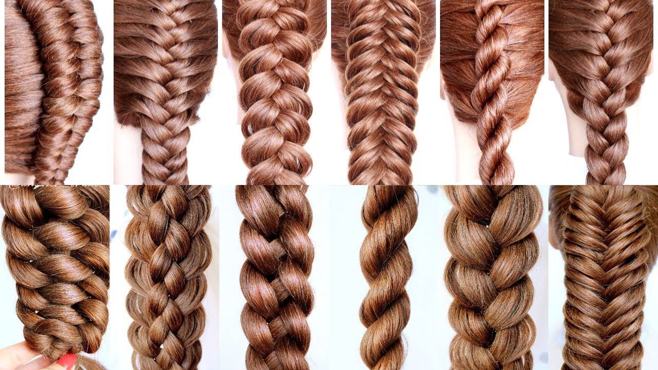 😱 12 Basic Braids for Beginners 😍 by Another Braid - YouTube
