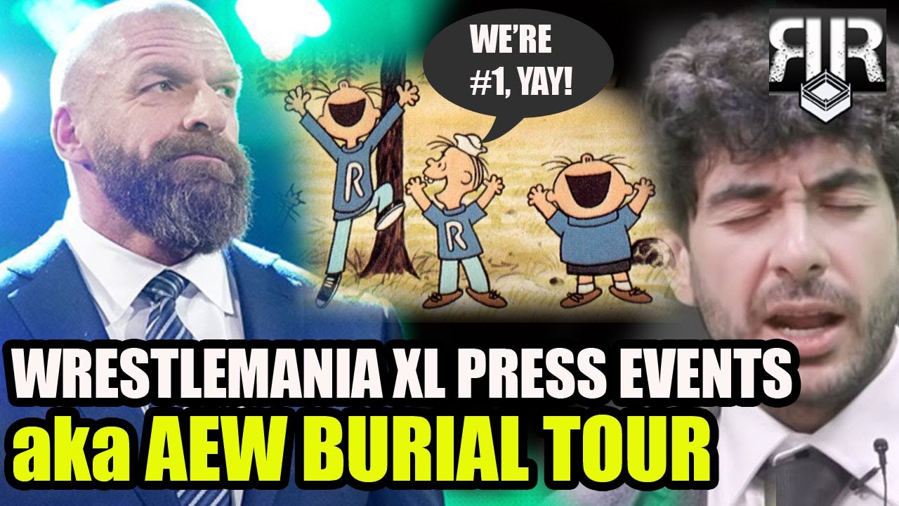 WWE WrestleMania XL Kickoff aka AEW Burial Victory Lap Tour - YouTube