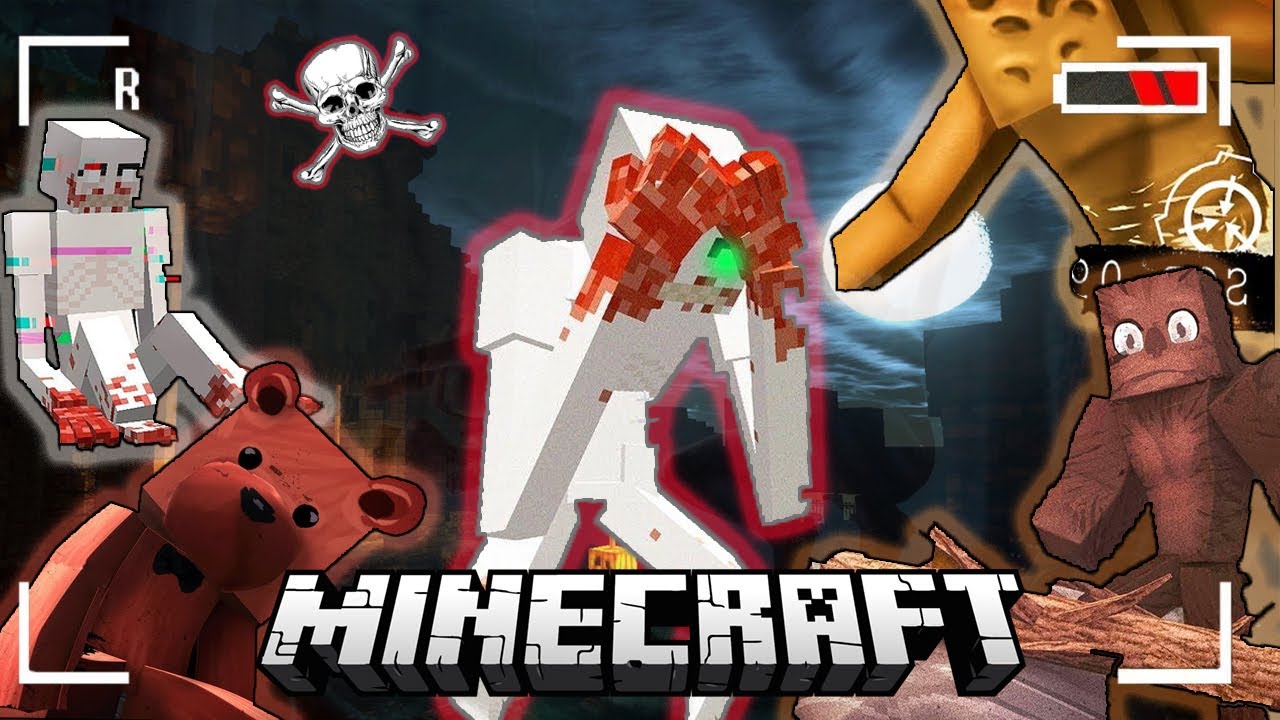 Showing the MOST SCARY MOBS of MINECRAFT SCP 093 -1000 -096 - YouTube