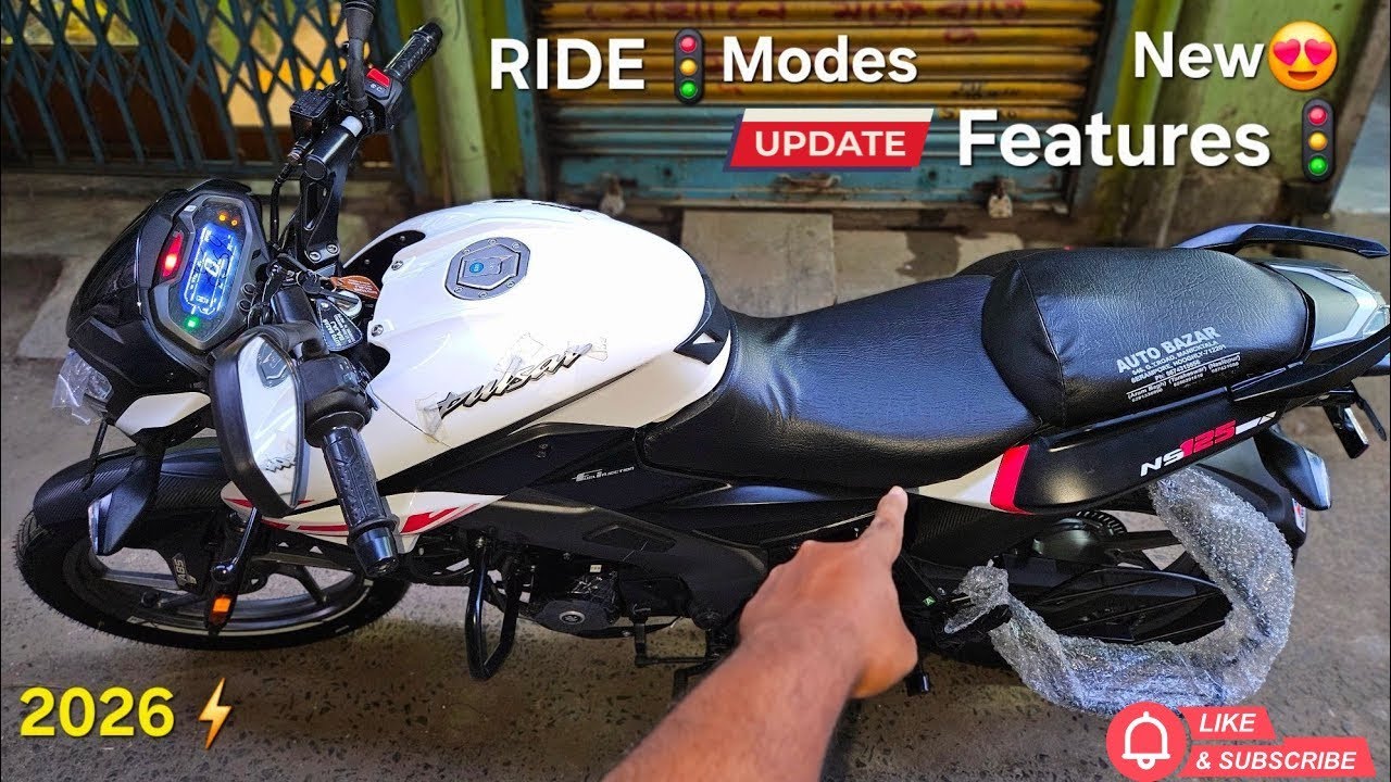 2026 Bajaj Pulsar NS125 ABS New Model | Top Model White Colour ...