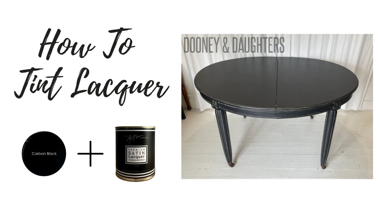Demonstrating How To Tint Lacquer - YouTube
