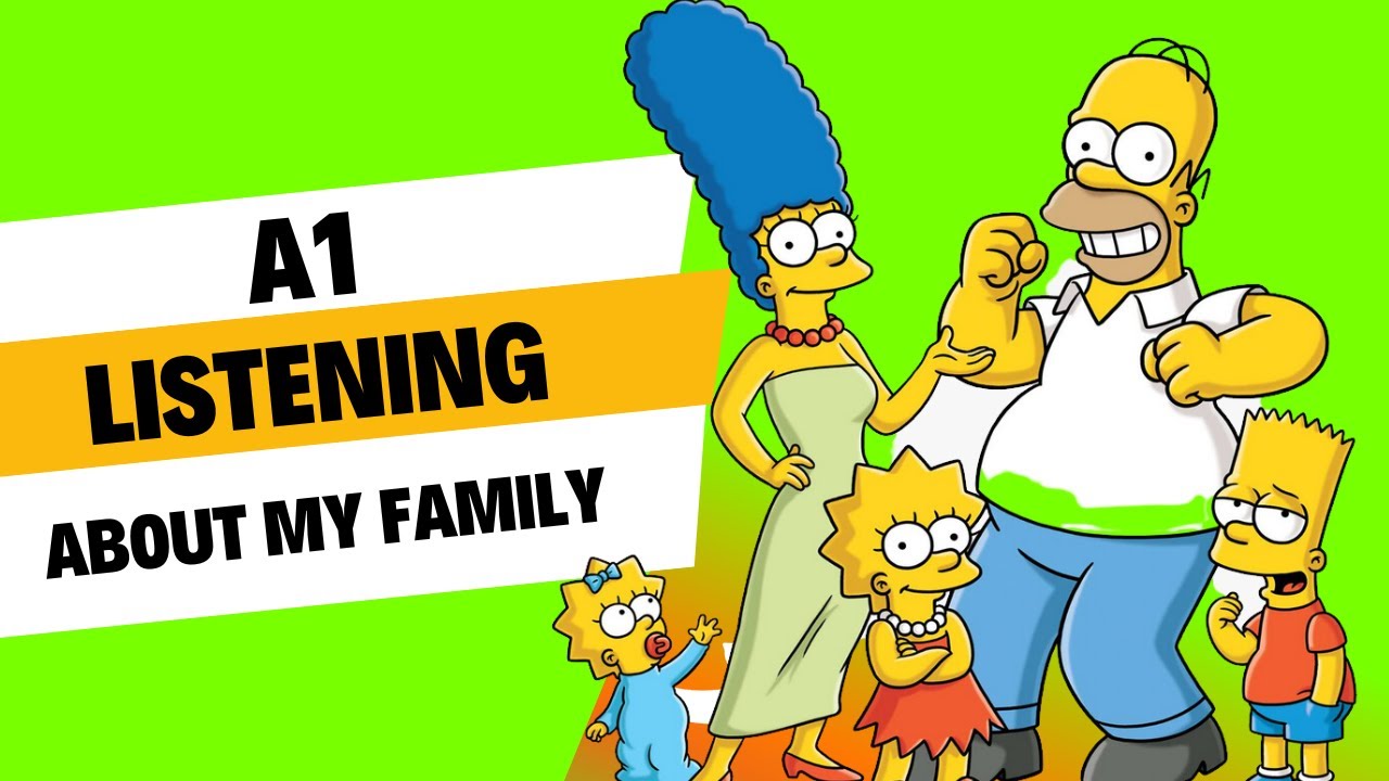 🎧A1 listening exercise / About my family - YouTube