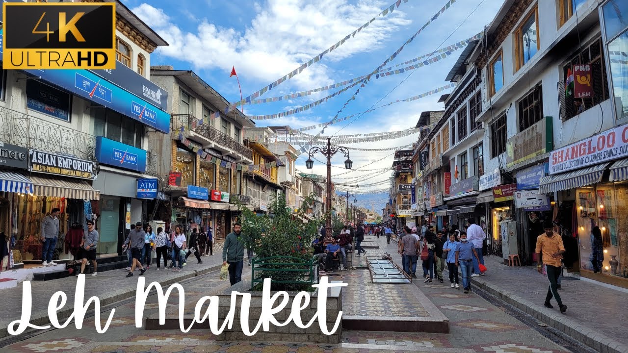 Shopping at Leh Market | Ladakh Tourism Exploring Leh Market | Main ...
