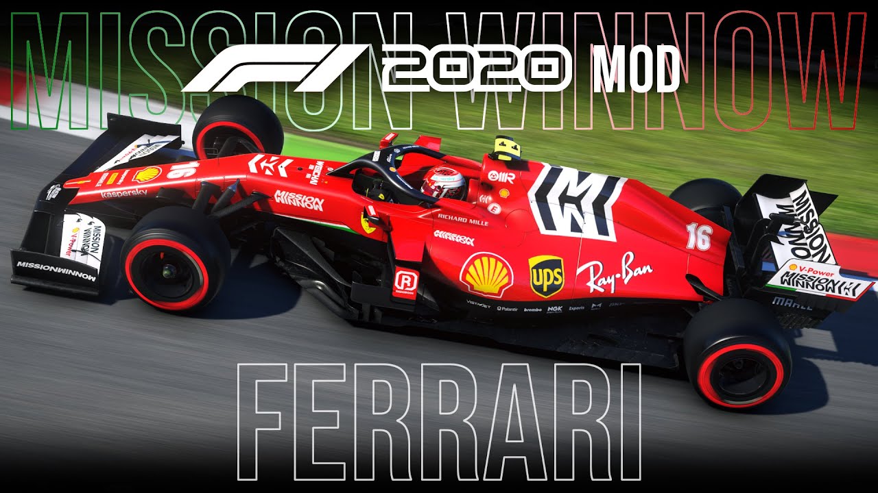 F1 2020 - Mission Winnow Ferrari Full Team Mod - YouTube