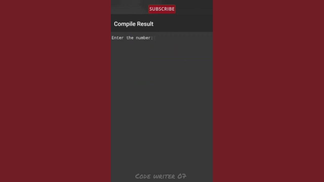 Cpattern Program Tutorial Video 💯🧠Coding Shorts Codewriter07 Youtube 8320