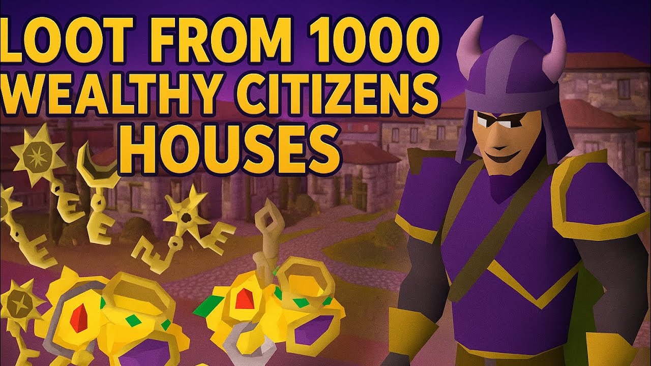 I Robbed 1,000 Wealthy Citizens’ Houses – The Loot (OSRS Ironman)#OSRS ...