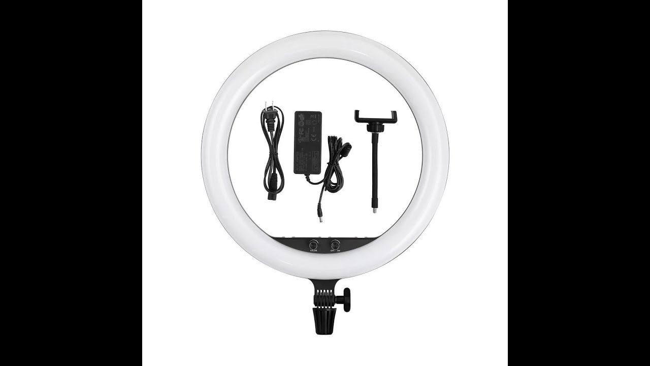 Power adapter for LED ring light is in shipment...... - YouTube