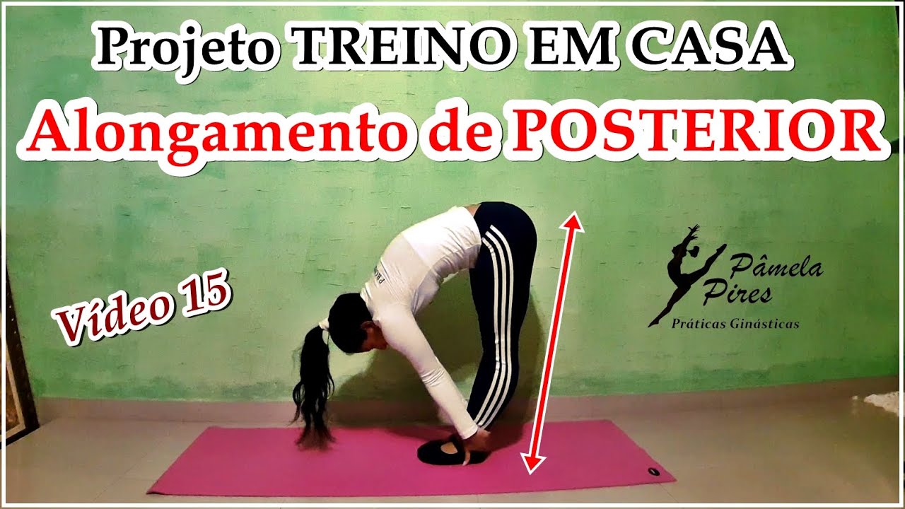 TREINO EM CASA #15 : Alongamento POSTERIOR da coxa - YouTube