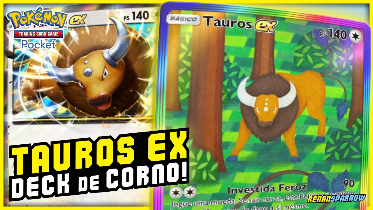 DECK TAUROS EX NINGUÉM ESCAPA DO CHIFRE! 🐂 || Pokémon TCG Pocket #366 ...