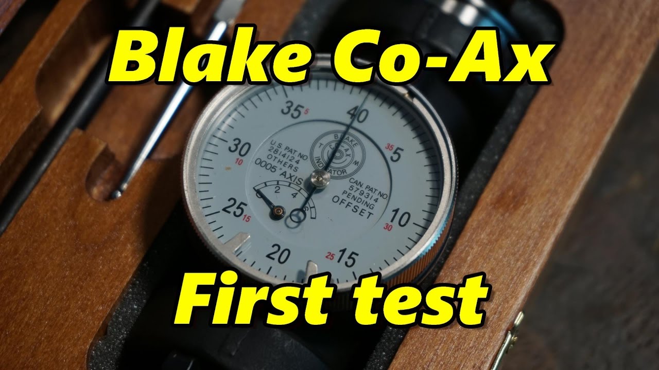 Blake Co-Ax Indicator First Test - YouTube