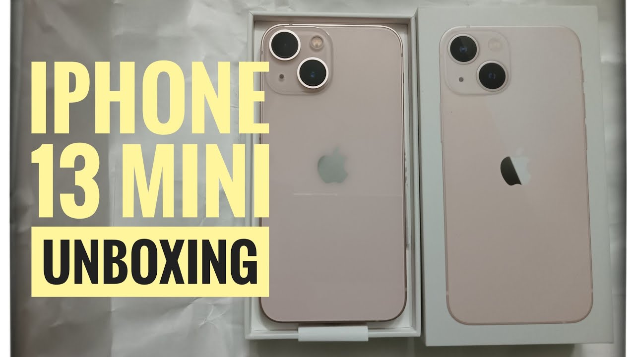 Apple Iphone 13 Mini Unboxing And Overview Iphone 13 Mini Smallest
