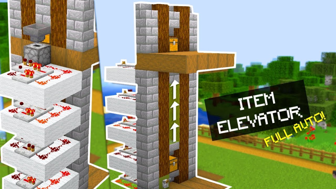 CARA MEMBUAT FULL AUTO ITEM ELEVATOR - MINECRAFT INDONESIA - YouTube