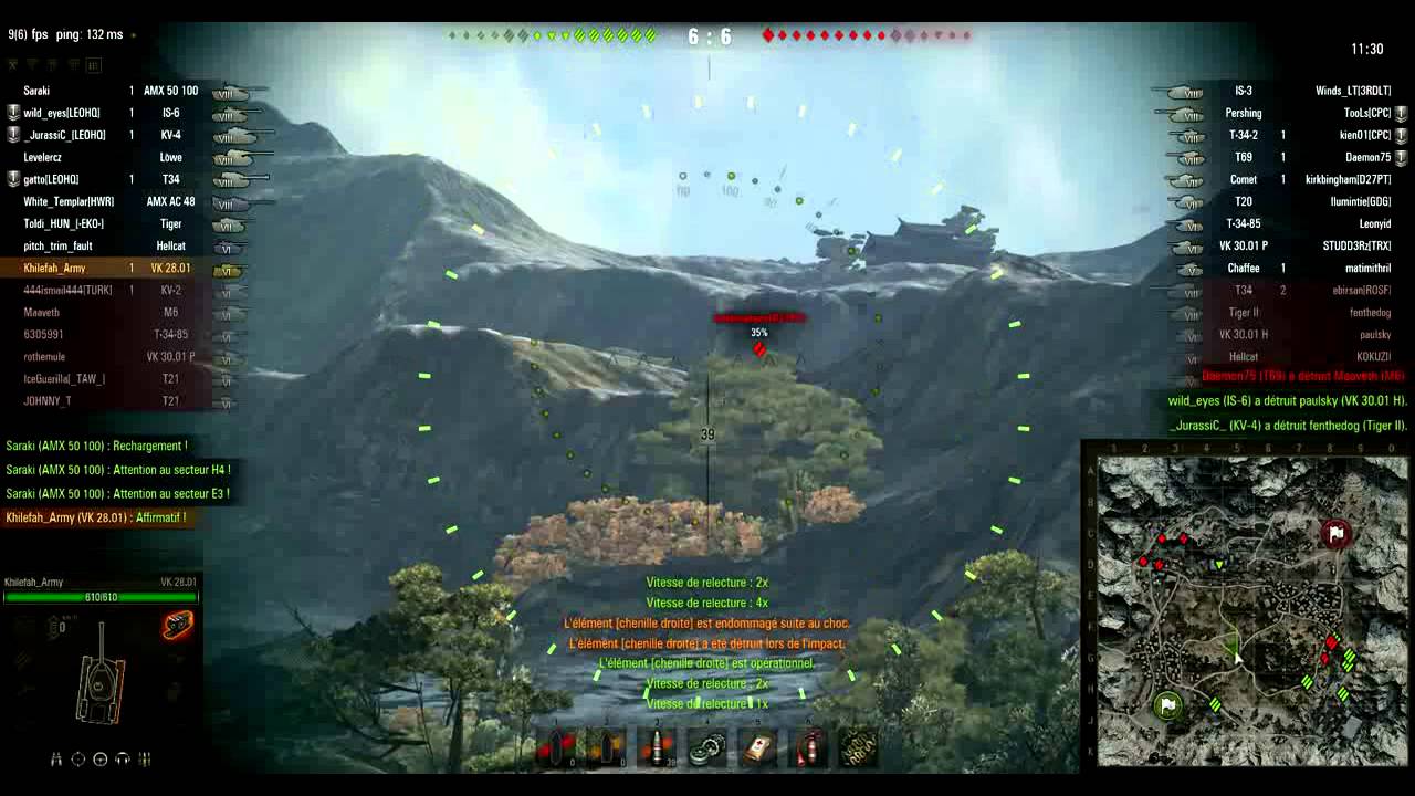 WorldofTanks VK28.01 sniper game - YouTube