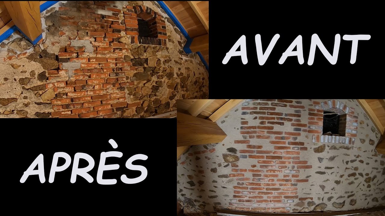 46G Réparer et rejointer un mur en briques, abîmé! (sous titres) - YouTube