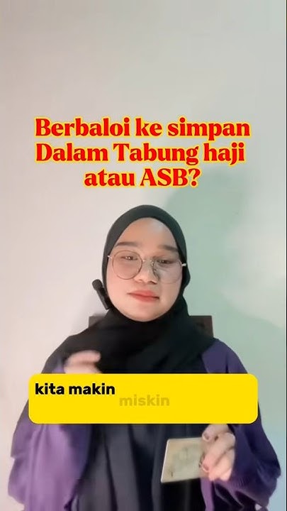 Berbaloi ke simpan duit di tabung haji atau asb? #publicgold #asb - YouTube