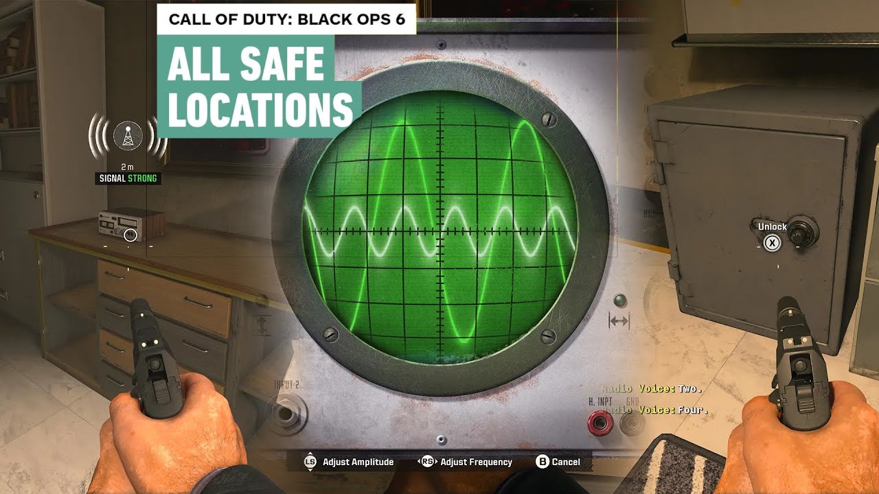 How to find all the safes in Black Ops 6 | And solve the Safe House ...