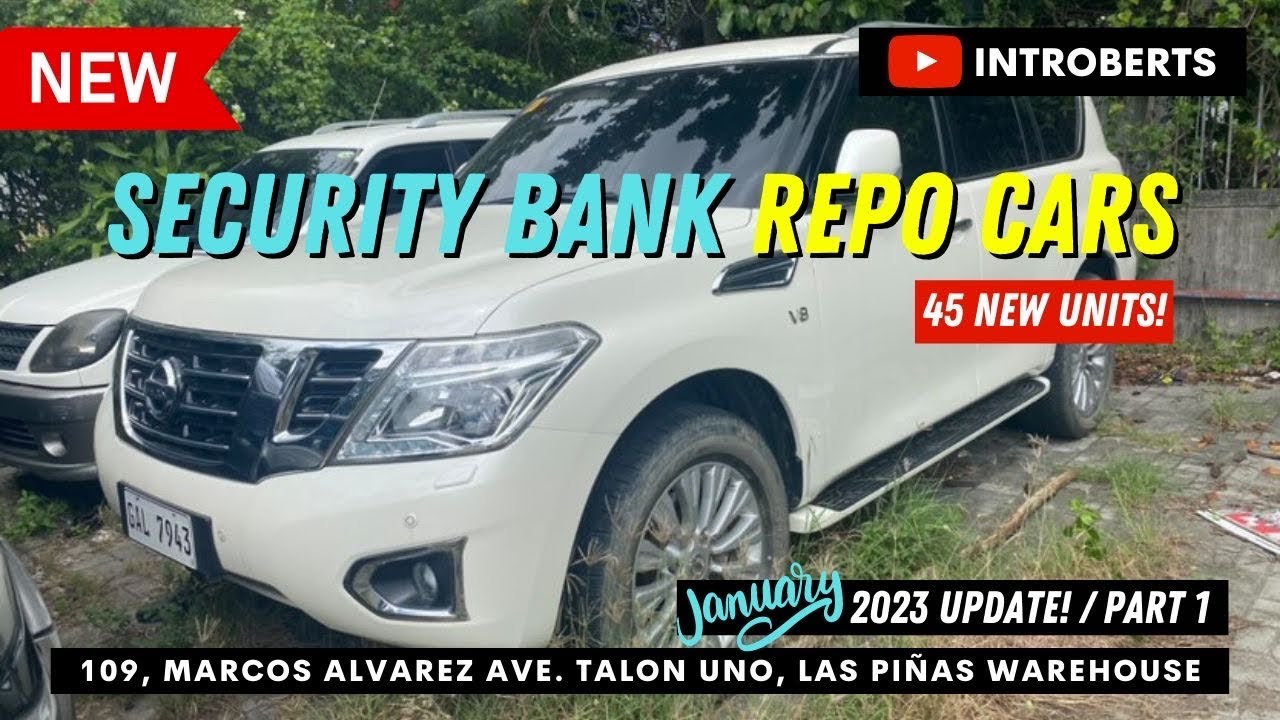 SECURITY BANK REPO CARS | PT. 1 - YouTube