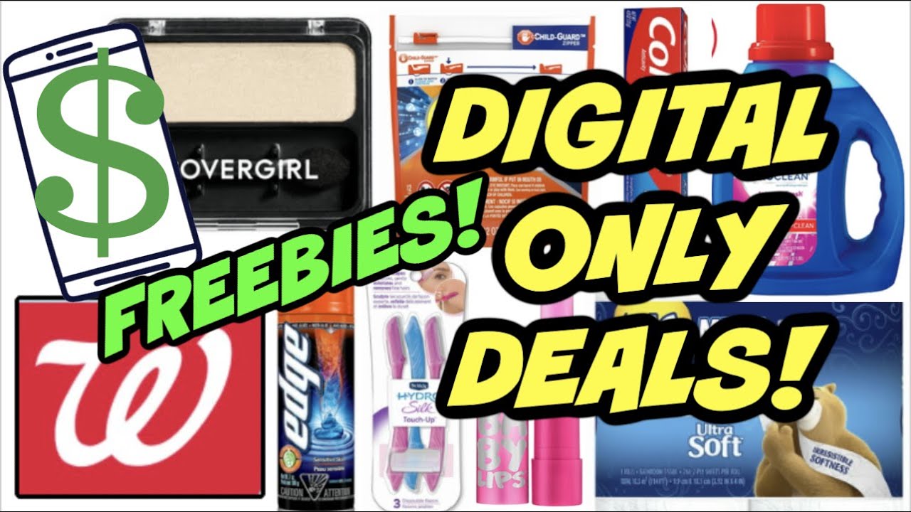 EASY DIGITAL ONLY WALGREENS DEALS THRU 8/21 | FREEBIES & MORE! - YouTube
