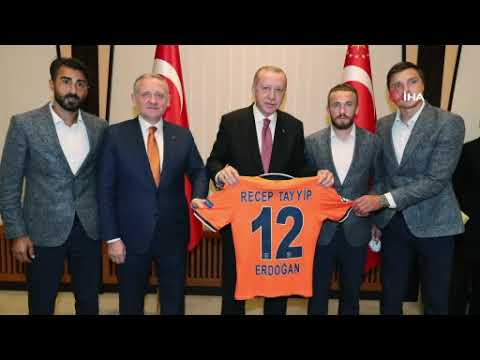 Cumhurbaşkanı Erdoğan, şampiyon Başakşehir’i kabul etti!