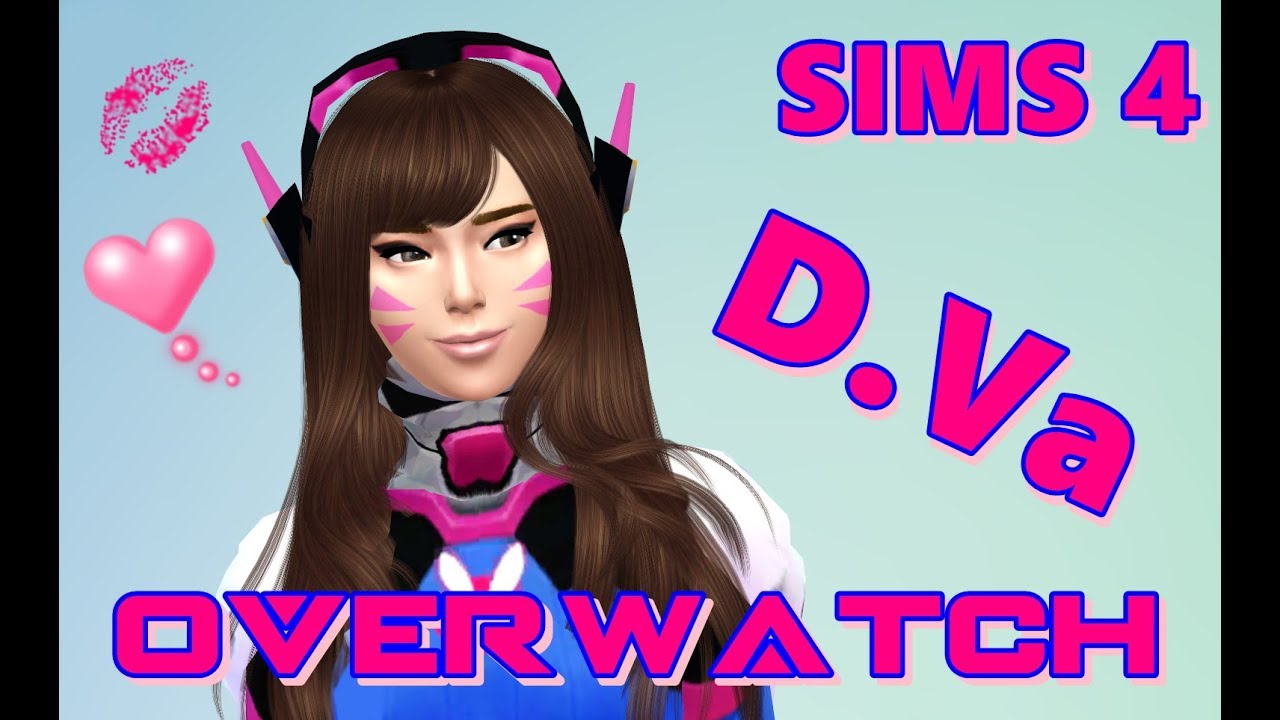 🎮 Sims 4 - D.Va 🎮 - YouTube