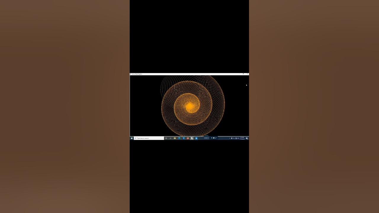 Circle Graphic Design Using Pythonprogramming Turtleshorts Youtube Youtubeshort Short