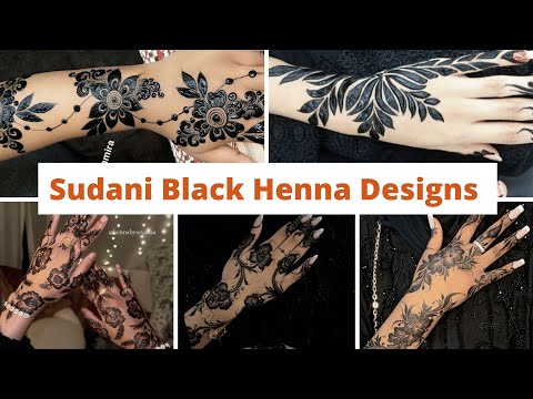 Top 61 Sudani Black Henna Designs That Will CHANGE Your Mehendi Game in 2024!  #NewSudaniHenna2024
