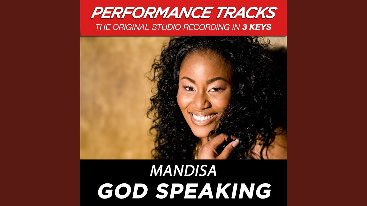 God Speaking (High Key Performance Track Without Background Vocals ...