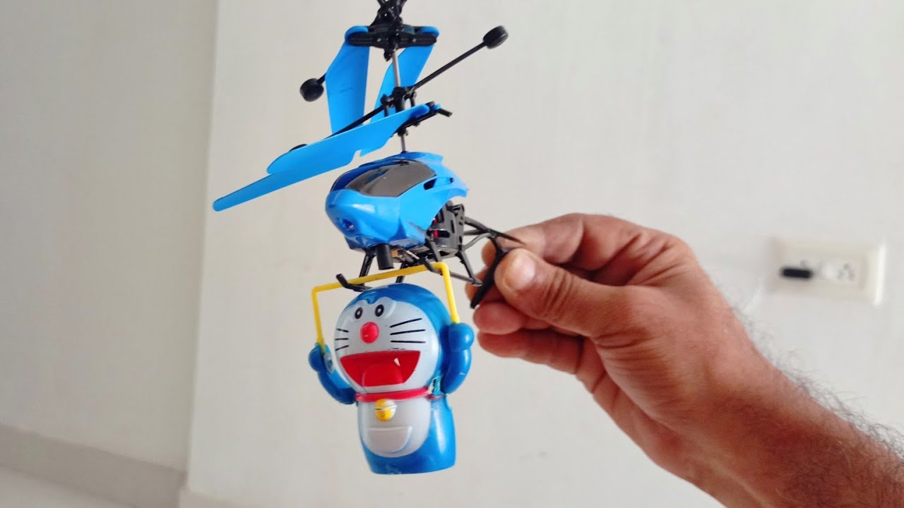 Doraemon stunt with helicopter - YouTube