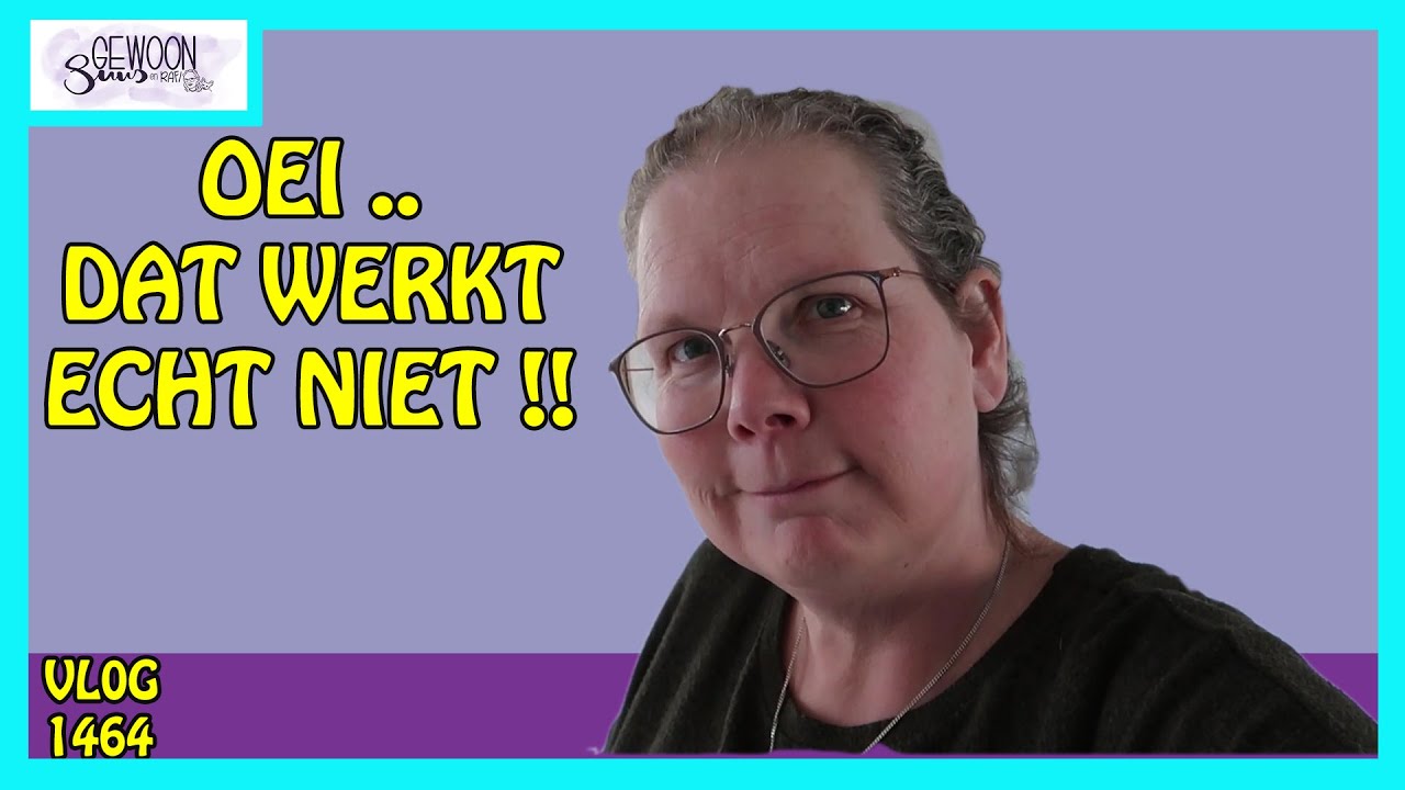 OEI...DAT WERKT ECHT NIET !! | vlog 1464 - YouTube