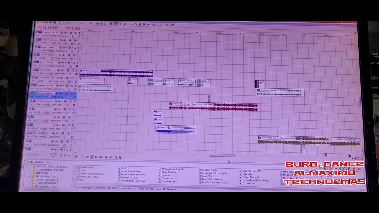 Pattern de ultimo megamix creado de eurodance 💻🖱 - YouTube