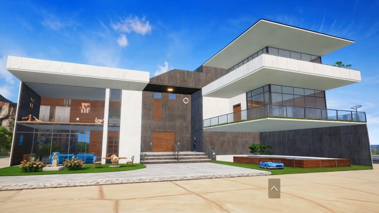 PUBG mobile house design for level 20 with swimming pool🔥 - YouTube
