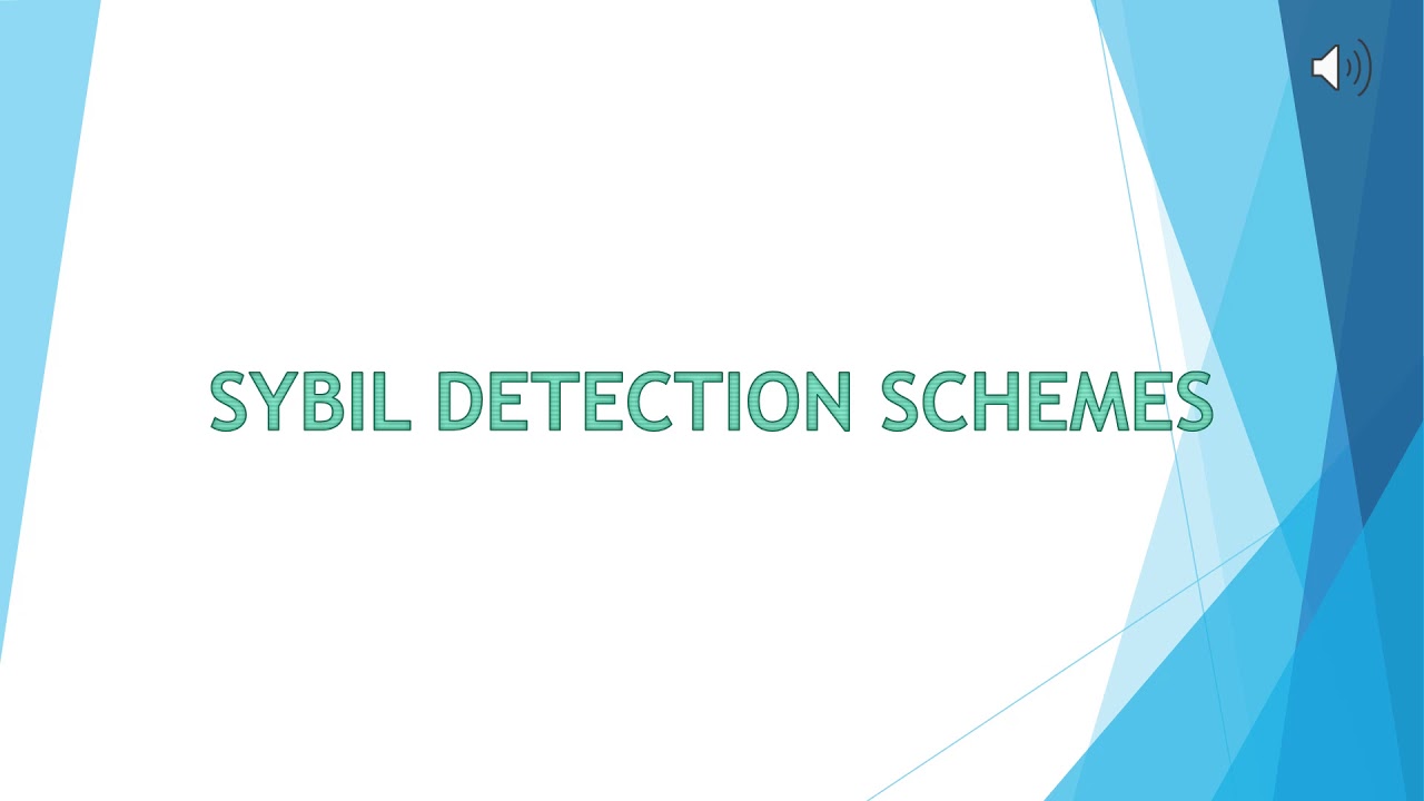 Sybil Detection Techniques/Schemes - YouTube