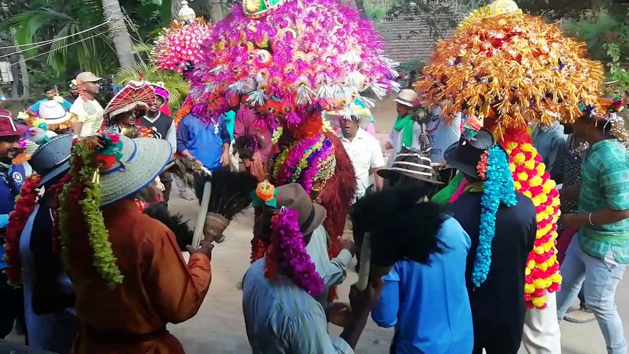 Holi function in binaga(1) - YouTube