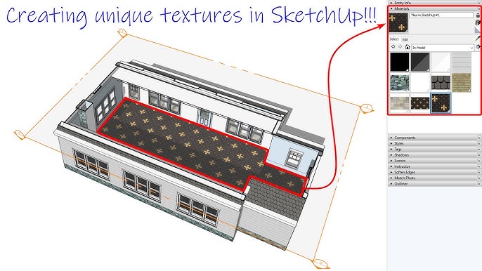 Sketchup Tutorial Texture Youtube