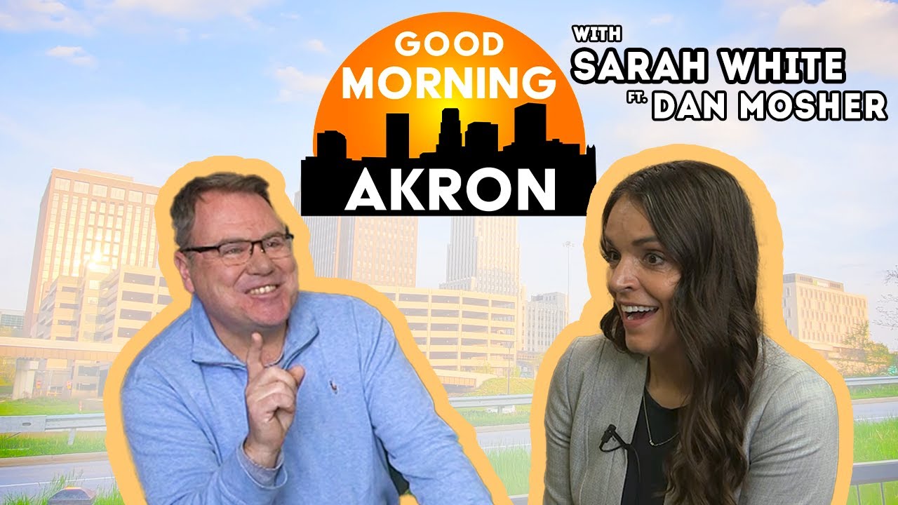 Dan and Sarah Get Ready for Good Morning Akron! - YouTube