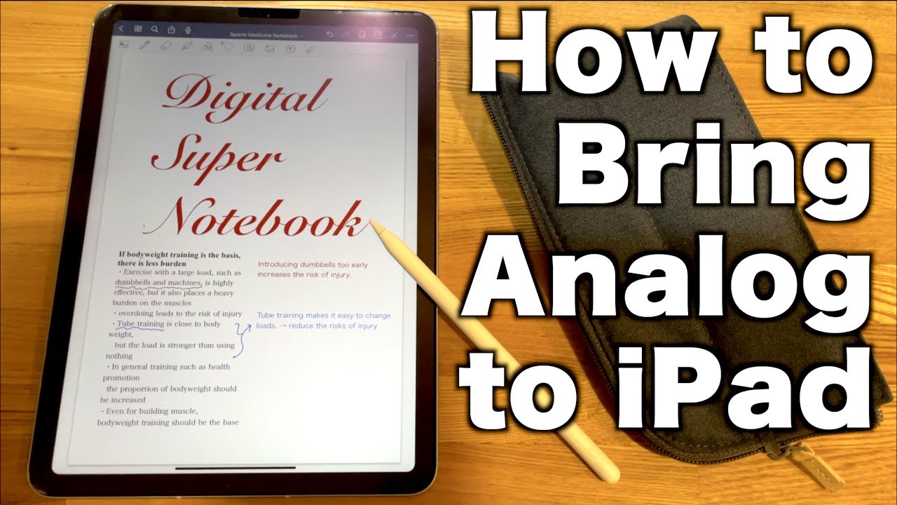 How To Turn My iPad Into "Digital Super Notebook" With GoodNotes 5 ...