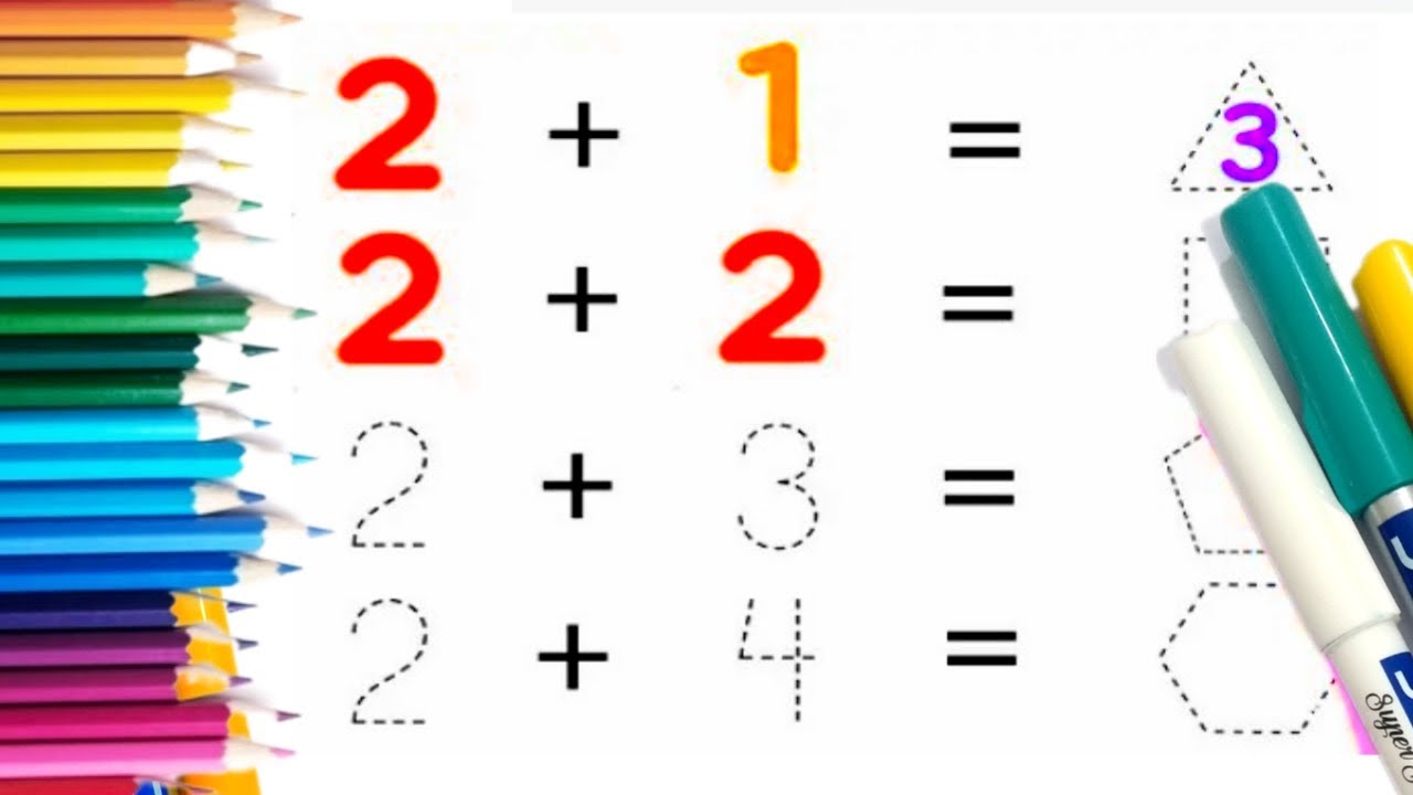 12345 counting 2 ki table multiple 2sum Krna sikhe 2+1 number name for ...