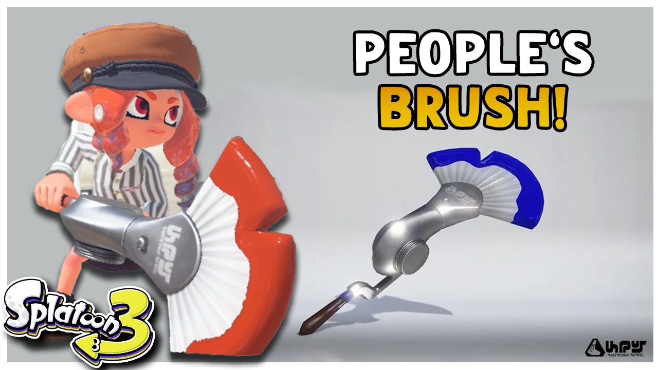 The LEAST Painful Brush to Use in Splatoon 3 - YouTube