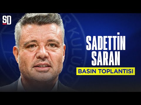 FENERBAHÇE BAŞKANI SADETTİN SARAN, İLK BASIN TOPLANTISINDA SORULARI YANITLADI l Tedesco, İrfan, Cenk
