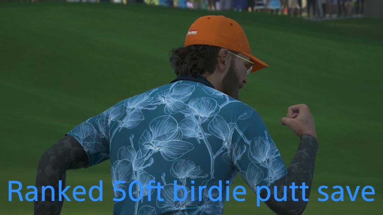 PGA TOUR 2K25 Ranked 50ft birdie putt saved - YouTube