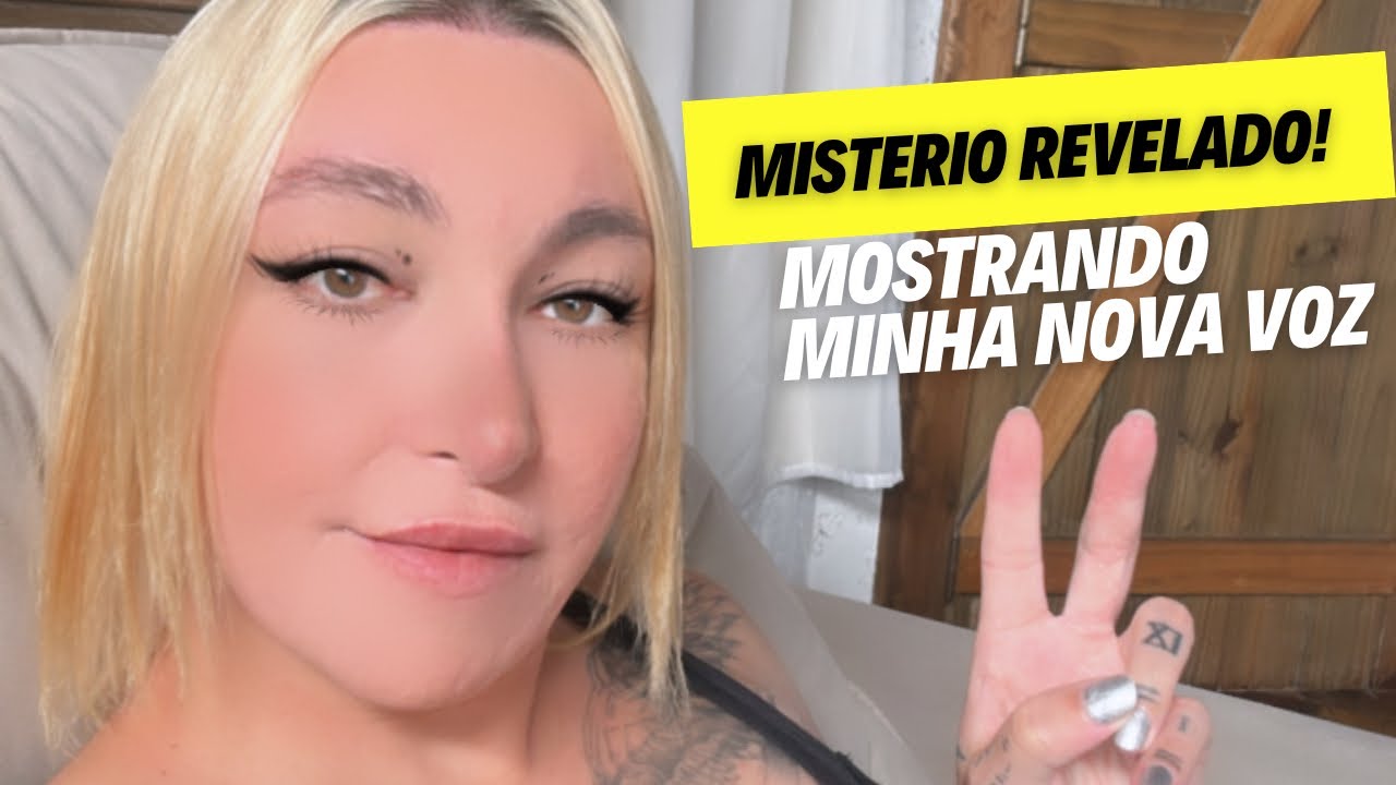 Revelei Minha Voz Nova Youtube