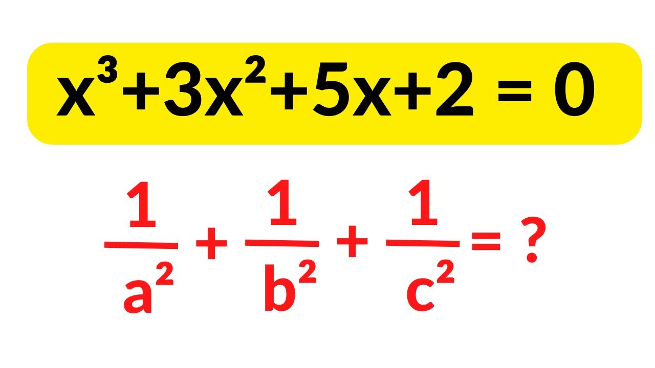 Olympiad Mathematics - Algebra Problem | Quadratic Equation | Cubic ... Olympiad Mathematics - Algebra Problem | Quadratic Equation | Cubic ...