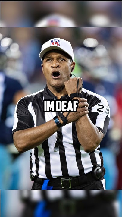 Im blind I’m deaf I wanna be a ref #shorts #comedy #nfl - YouTube