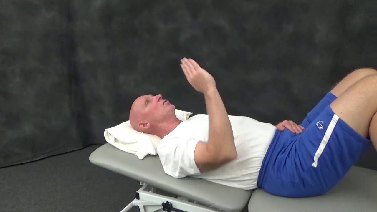 Shoulder - Three Position Salute Elevation Exercise - YouTube